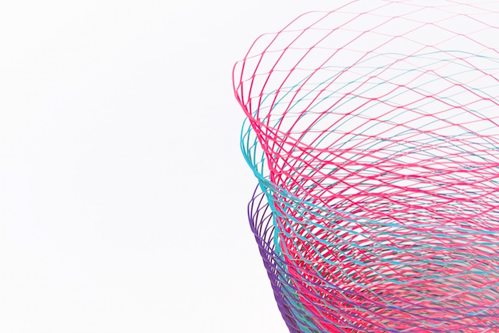 airvase - neon - Dekorative Vase / Schale aus Papier